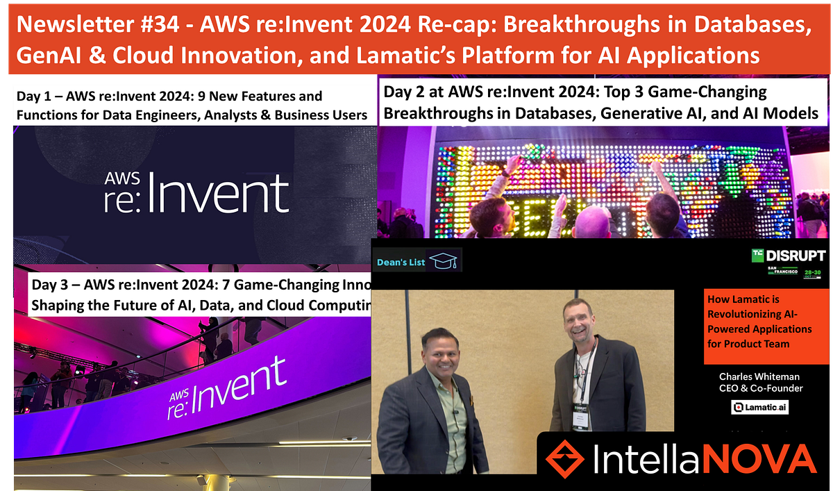 IntellaNOVA Newsletter #34 — AWS re:Invent 2024 Re-cap: Breakthroughs in Databases, GenAI ...