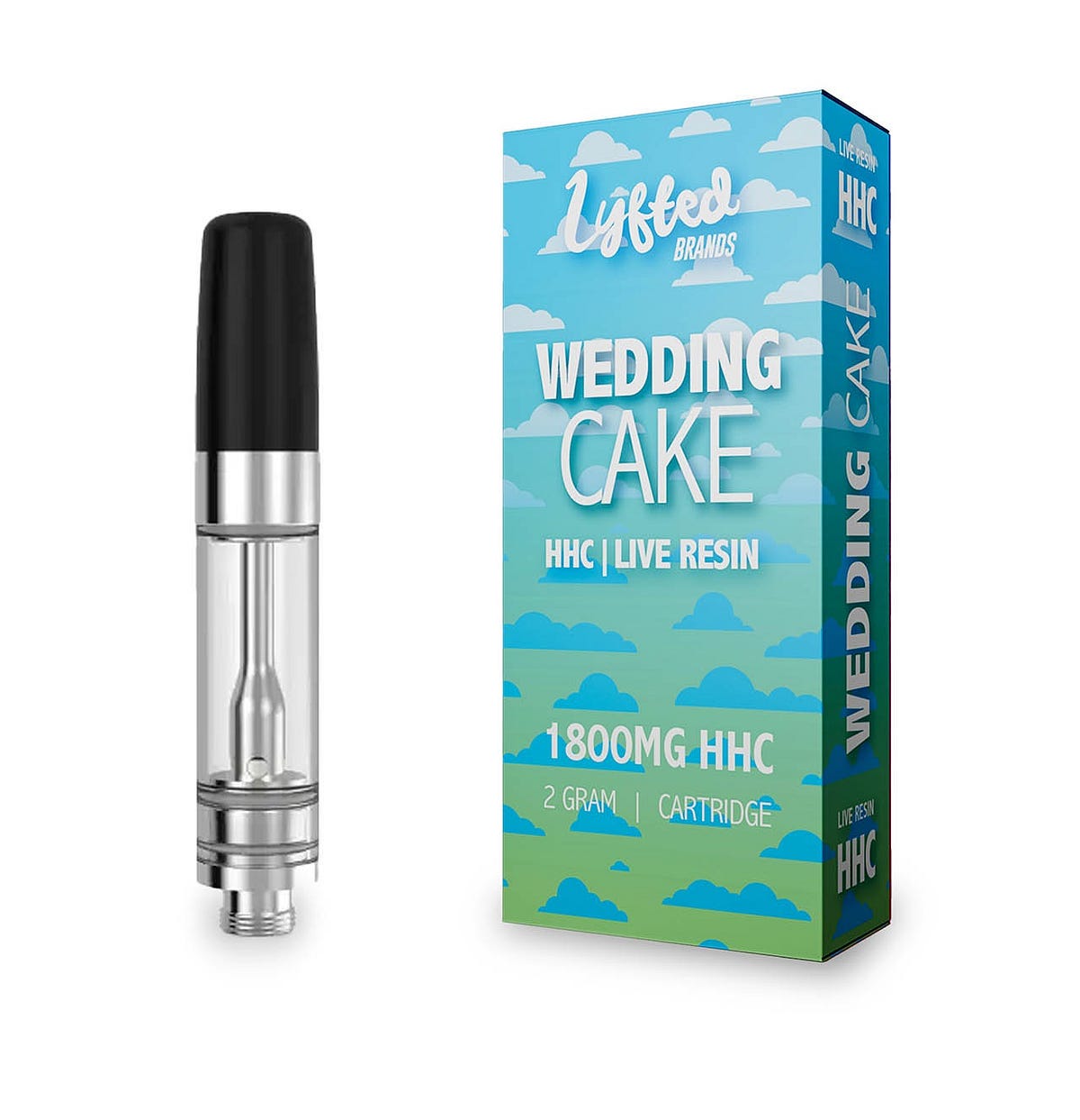WEDDING CAKE 2G HHC CARTRIDGE INDICA ( BOGO ) - Lytedbrands - Medium