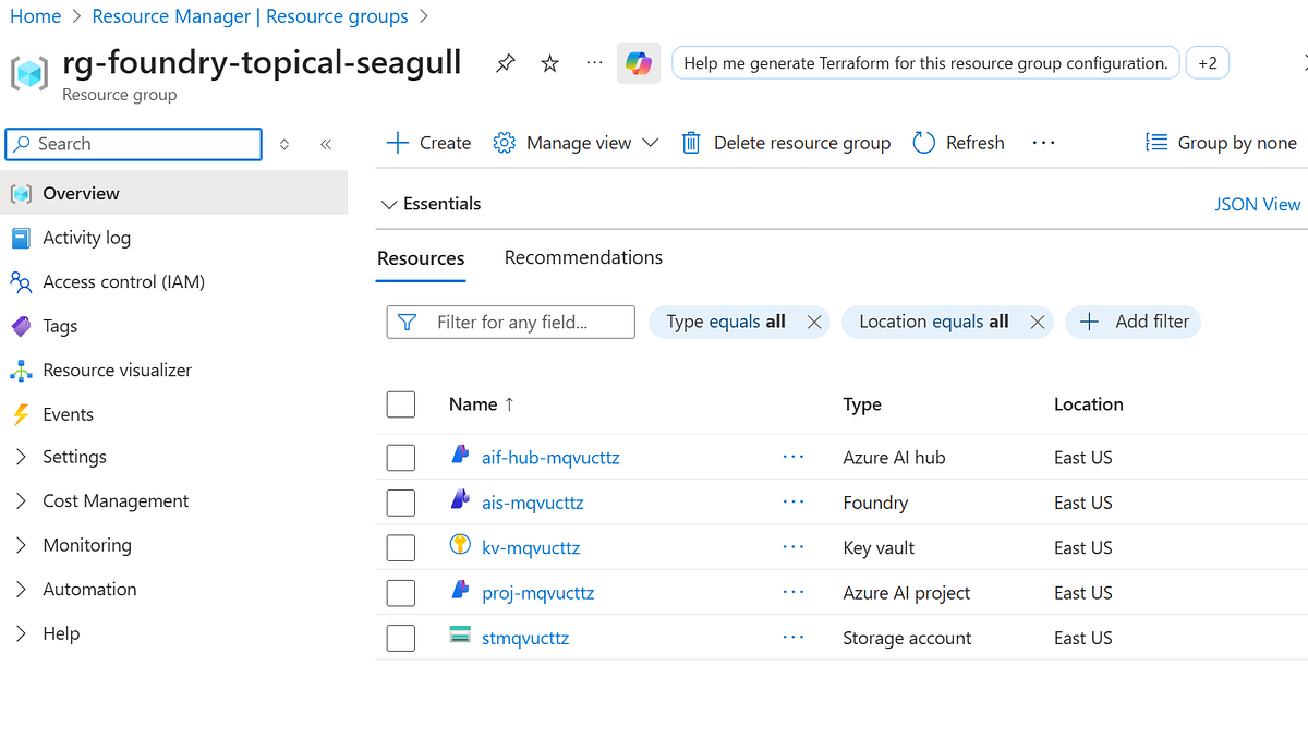 Azure AI Foundry Hub with Terraform: a practical, production-minded ...