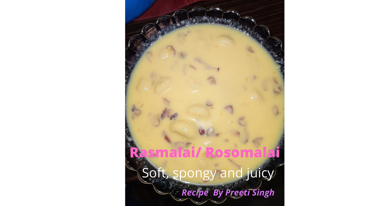 How to Make Perfect Spongy and Soft Rasmalai/Rosomalai..From Packadged ...