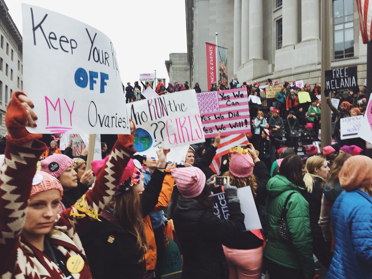 I Went to the Women’s March on Washington | by jenny bahn | Medium