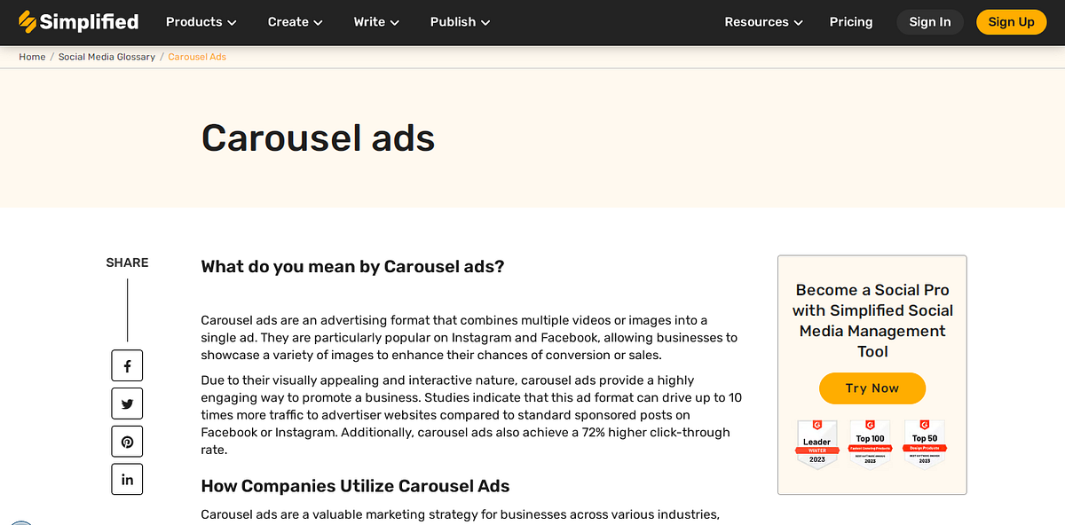 Decoding the Significance of Carousel Ads in Social Media: A Complete ...