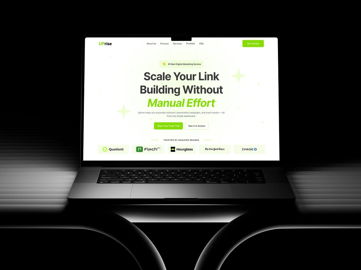 This concept focuses on clear messaging, strong visual hierarchy, and ...