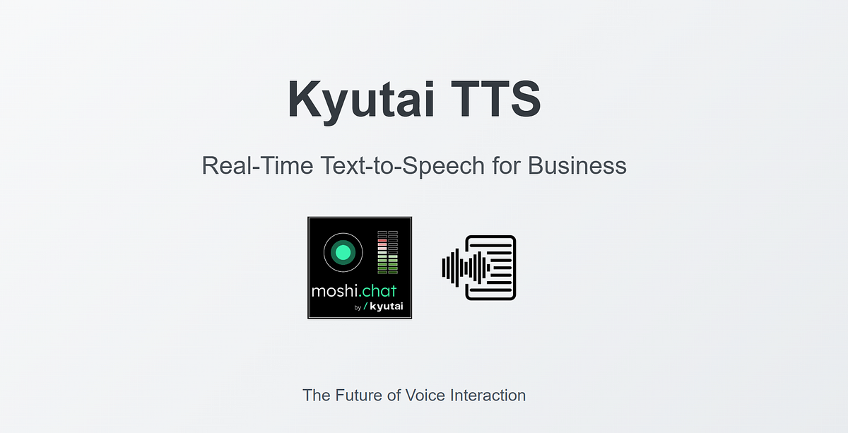 Kyutai TTS : 1st Real Time TTS model | by Mehul Gupta | Data Science in Your Pocket | Medium