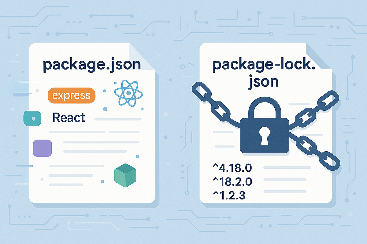 📦 package.json vs. package-lock.json: What’s the Difference & Why It ... 📦 package.json vs. package-lock.json: What’s the Difference & Why It ...