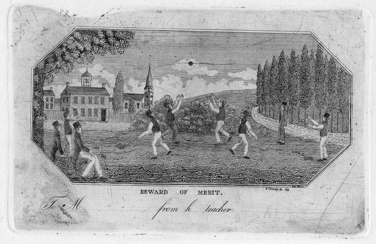 An Old Yankee Ball Game. Wicket, and How It Was Played — Its… | by John ...