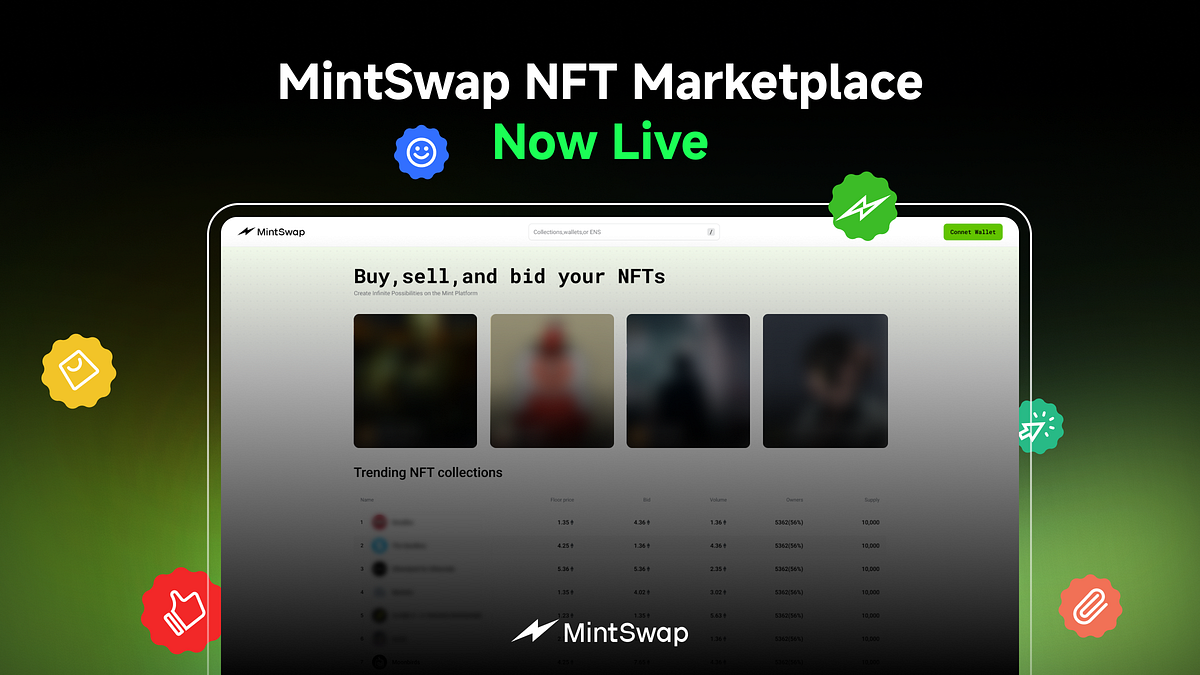 MintSwap NFT Marketplace Now Live on Mainnet: A New Era Begins! | by MintSwap | Medium