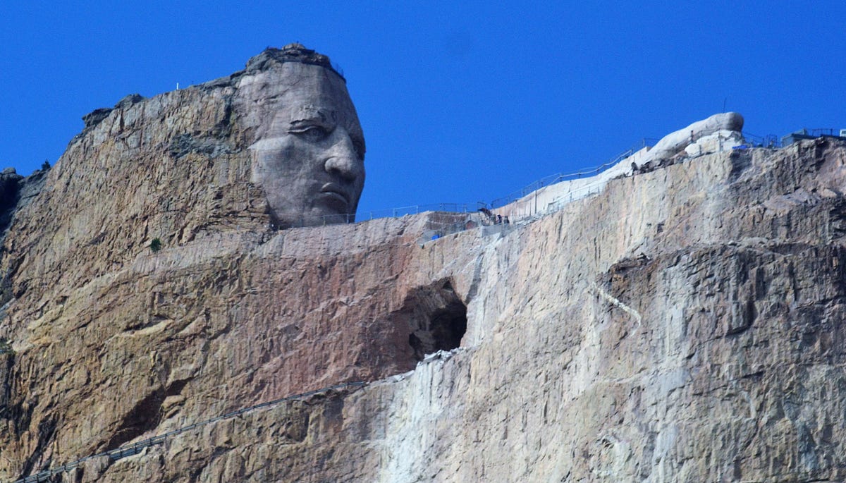 Crazy Horse’s Mount Rushmore. The greatest Indian Chief is finally ...