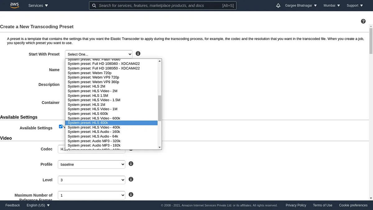 Optimising Videos with Amazon Elastic Transcoder for Shorts | by ...