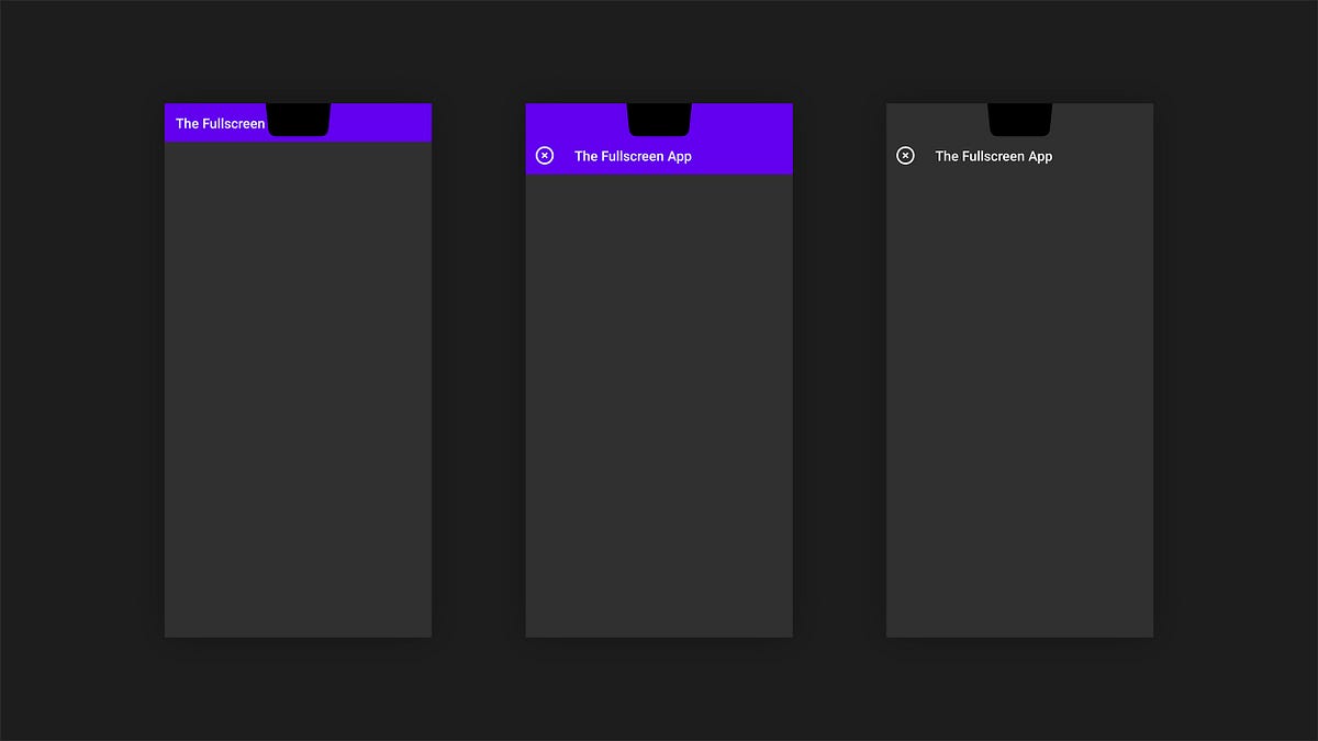 Android Material Component: Toolbar vs DisplayCutout | by Waseef Akhtar | ProAndroidDev