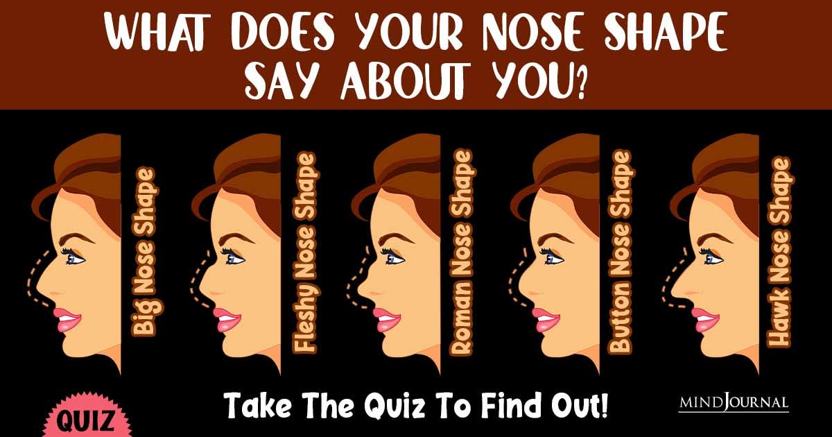 Nose Shape Personality Test: What Does Nose Shape Say About Personality ...