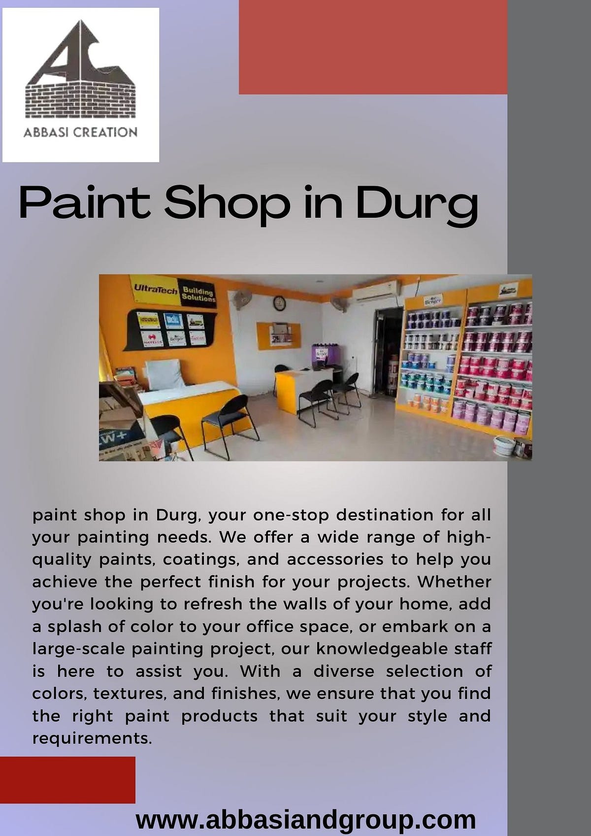 Paint Shop in Durg. Welcome to our paint shop in Durg, your… | by ...