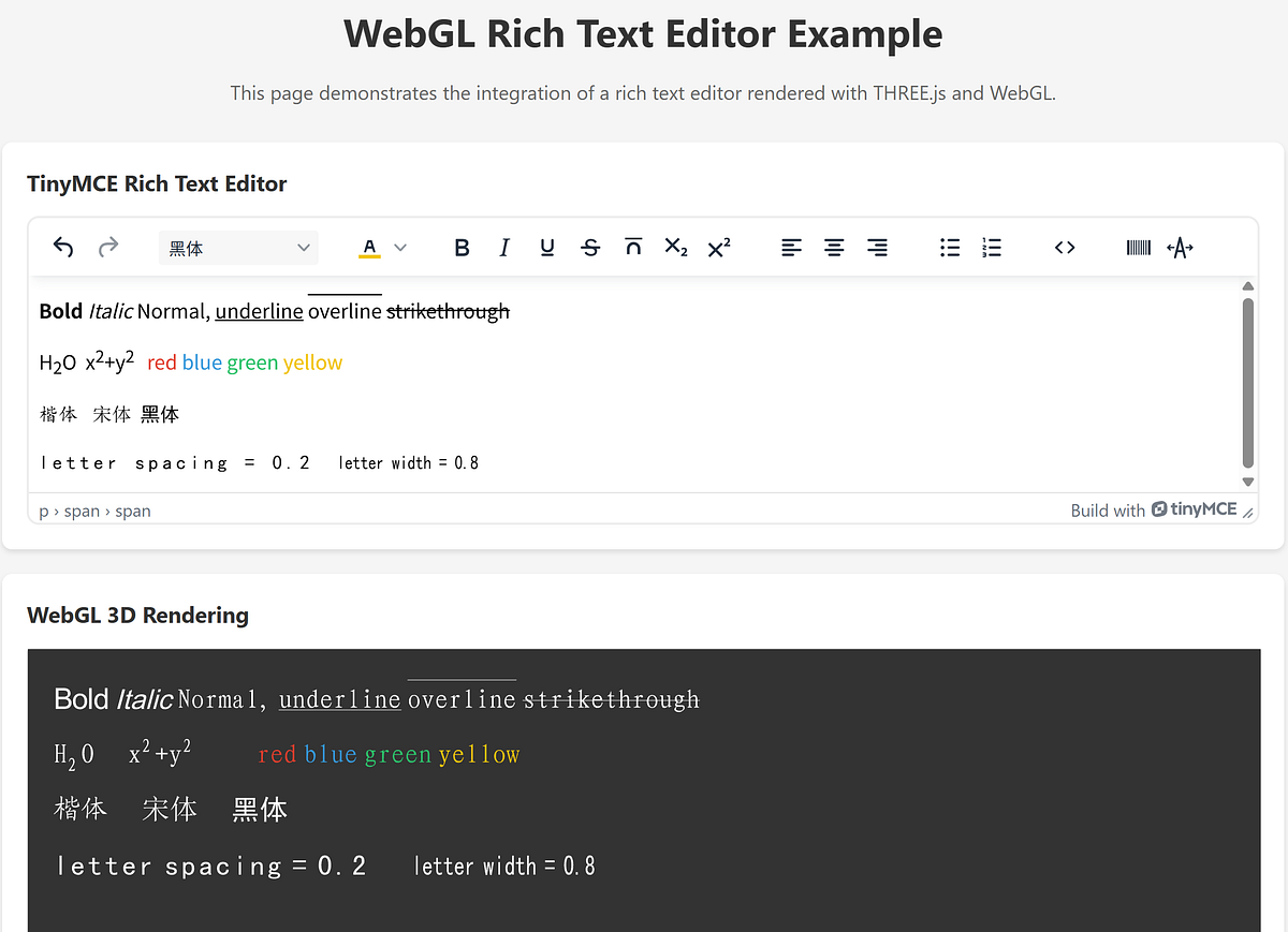 Building a WebGL-Based Rich Text Editor for THREE.js Scenes | by MLight Lee | Medium