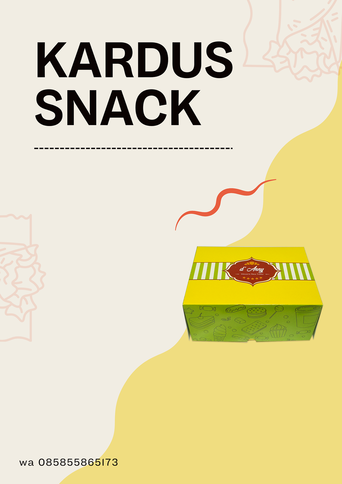 Kardus Snack - Jono Dapit - Medium