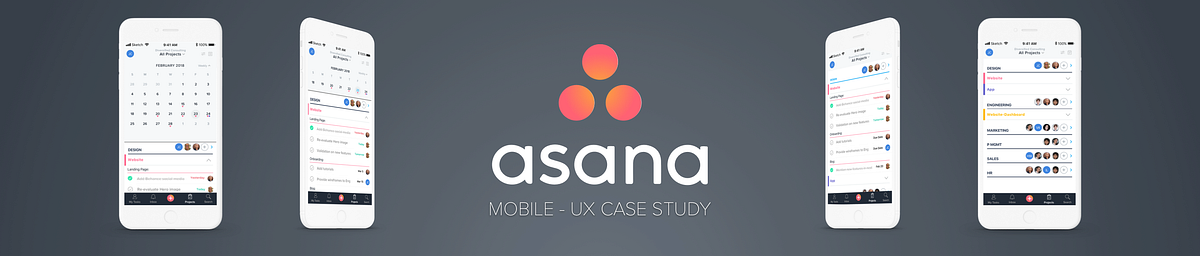 Asana Mobile Restructured. A UX Case study on the hierarchical… | by ...