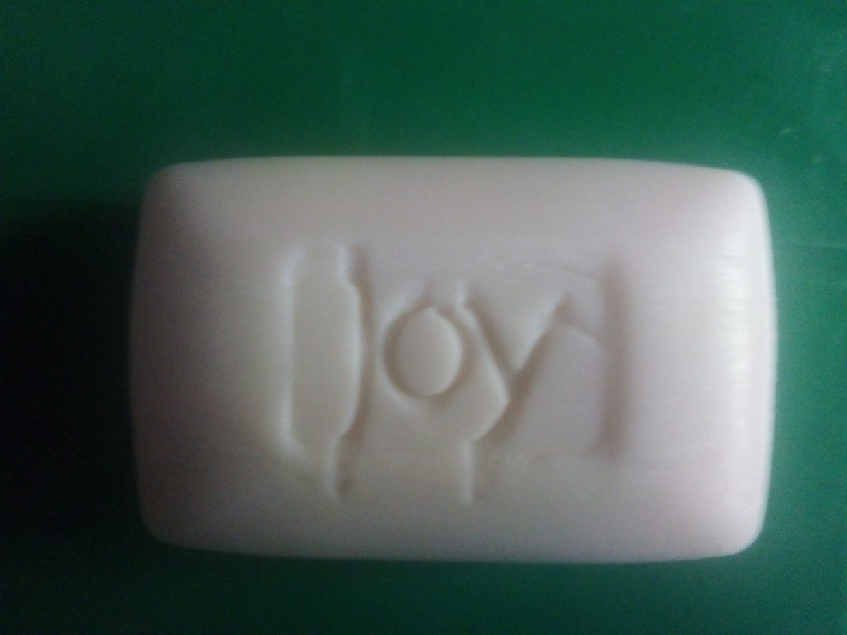 This is the fake Joy Beauty Bar soap that I bought recently at ShopRite ...