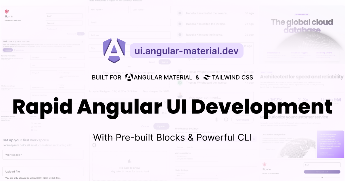Announcing: Angular Material Blocks - Dharmen Shah - Medium