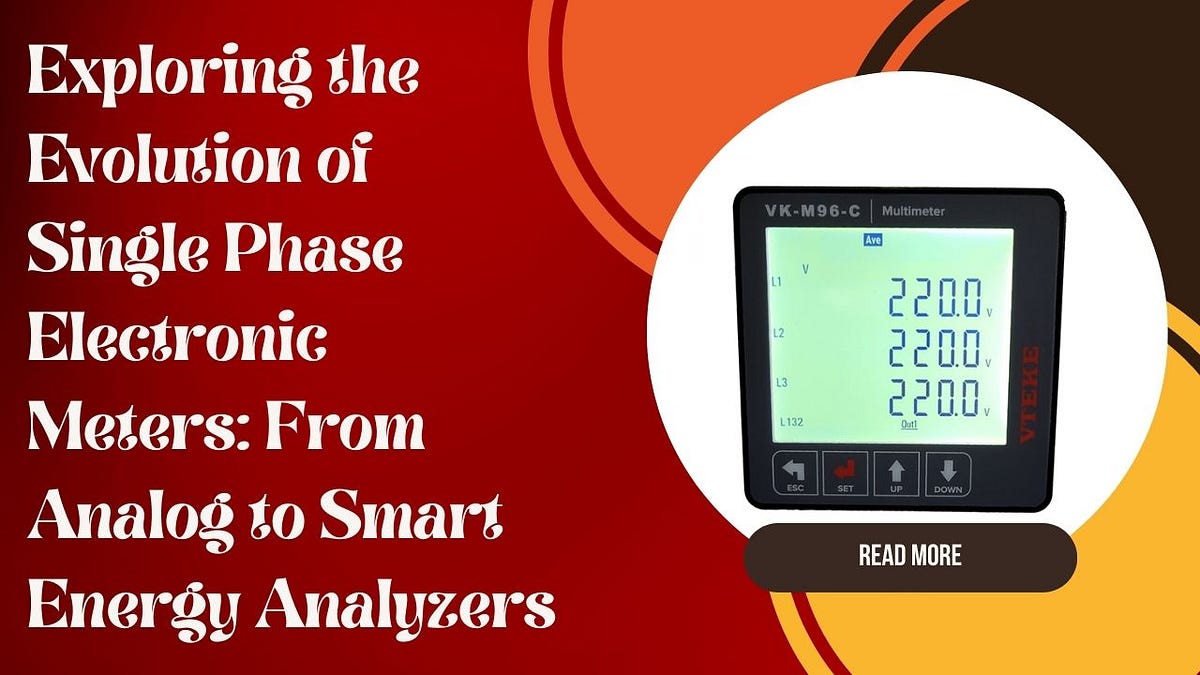 Exploring the Evolution of Single Phase Electronic Meters: From Analog ...