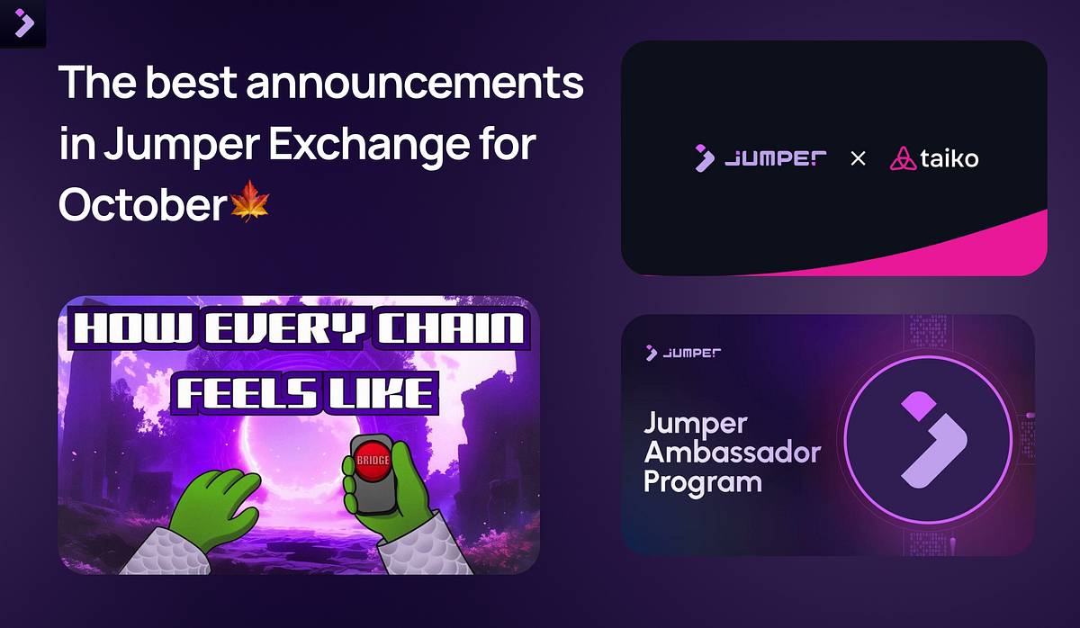The best announcements in Jumper Exchange for October🍁 | by Mizuki ...