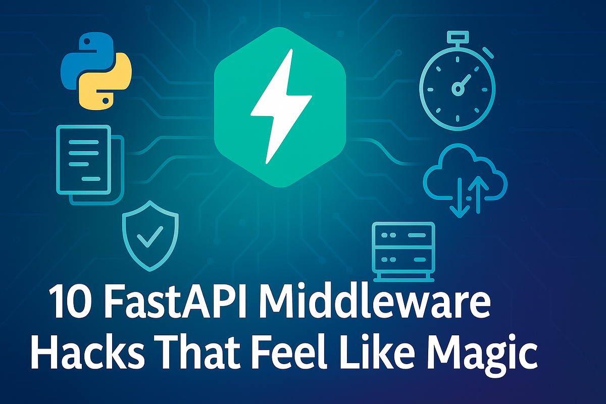 10 FastAPI Middleware Hacks That Feel Like Magic | by Hash Block | Aug ...