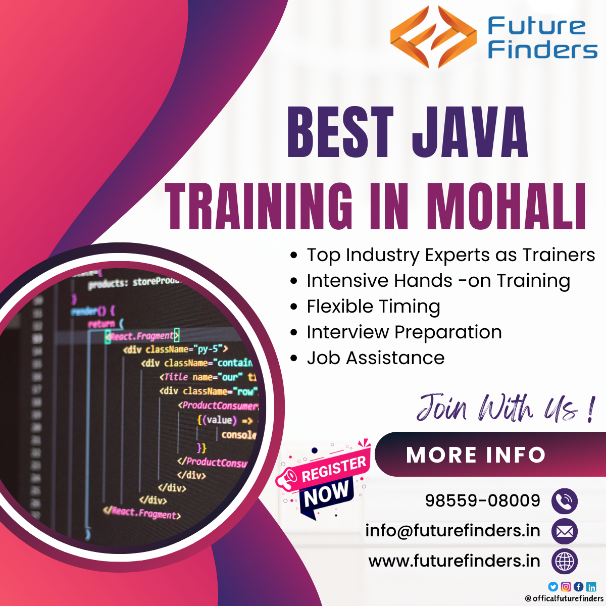 Best Java Training in Chandigarh and Mohali — Future Finders | by Futurefinders | Dec, 2023 | Medium