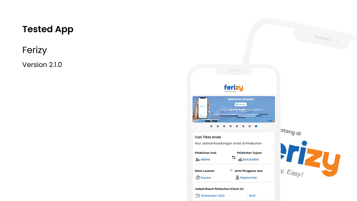 Ferizy Usability Testing. Project Background | by Nabilla Zachra | Medium