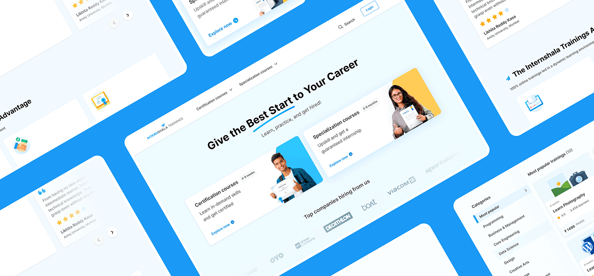 Revitalizing Internshala Trainings’ Landing Page: A Case Study in User ...