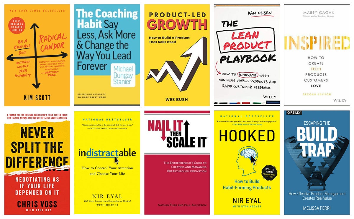 Top 10 Books for Product Managers | by Nuno Alves | Medium