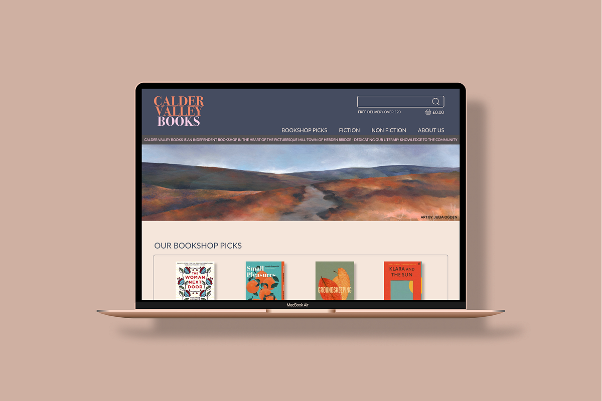 Case Study: Calder Valley Books | E-Commerce Website | by Grace Riley ...