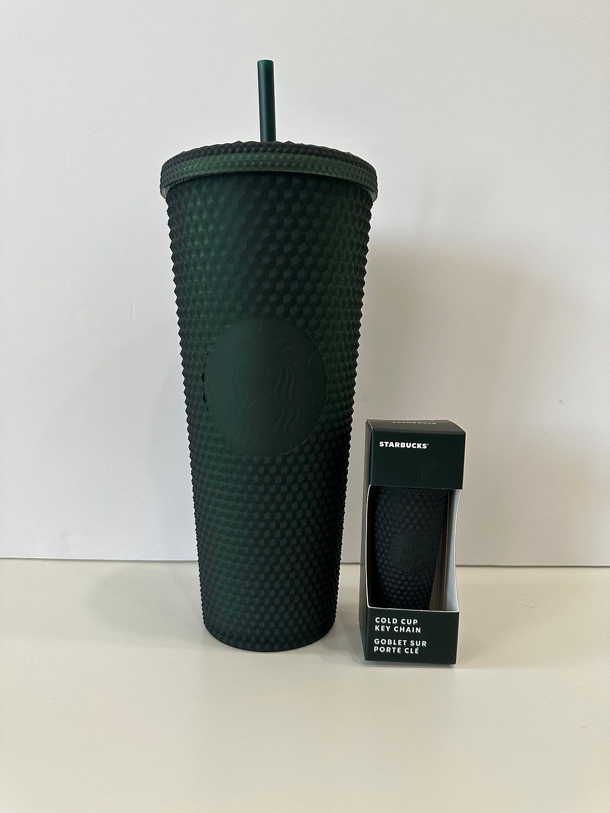 Starbucks 2022 Soft Touch Dark Green Studded Tumbler Bundle | starbucks ...