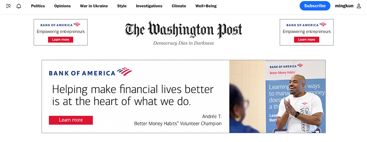 Discover the multimedia uses in the Washington Post | by Mingkun GAO ...