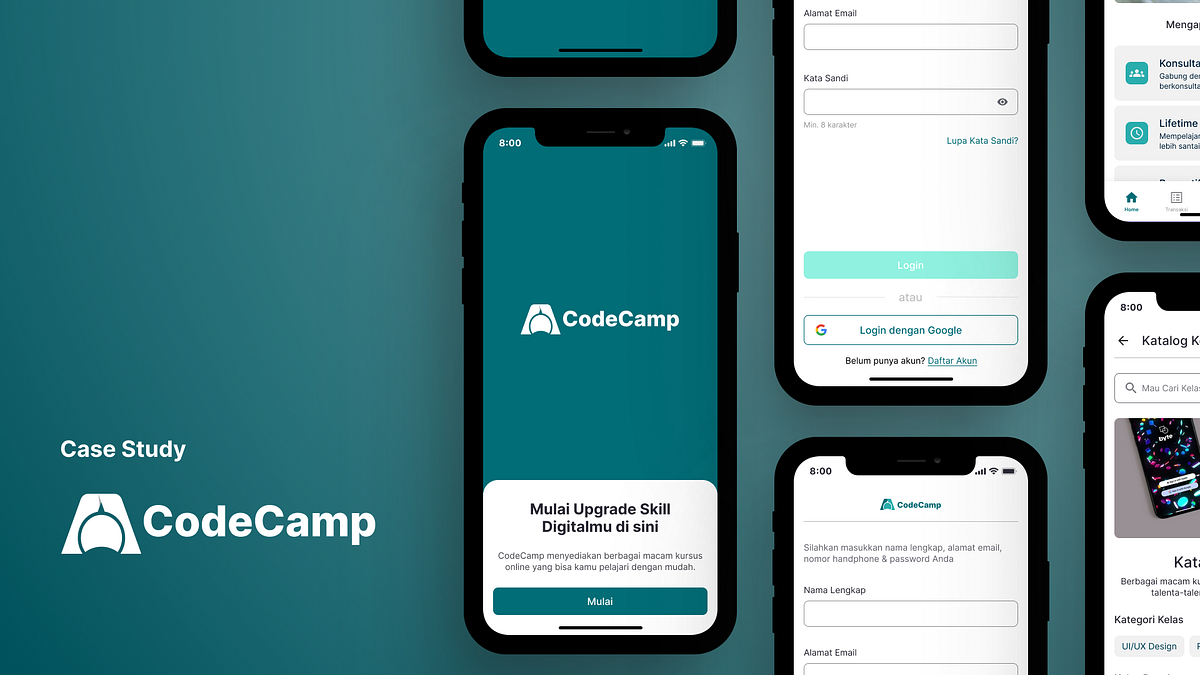 Case Study — CodeCamp Academy App (Online Education Platform) | by Alya ...
