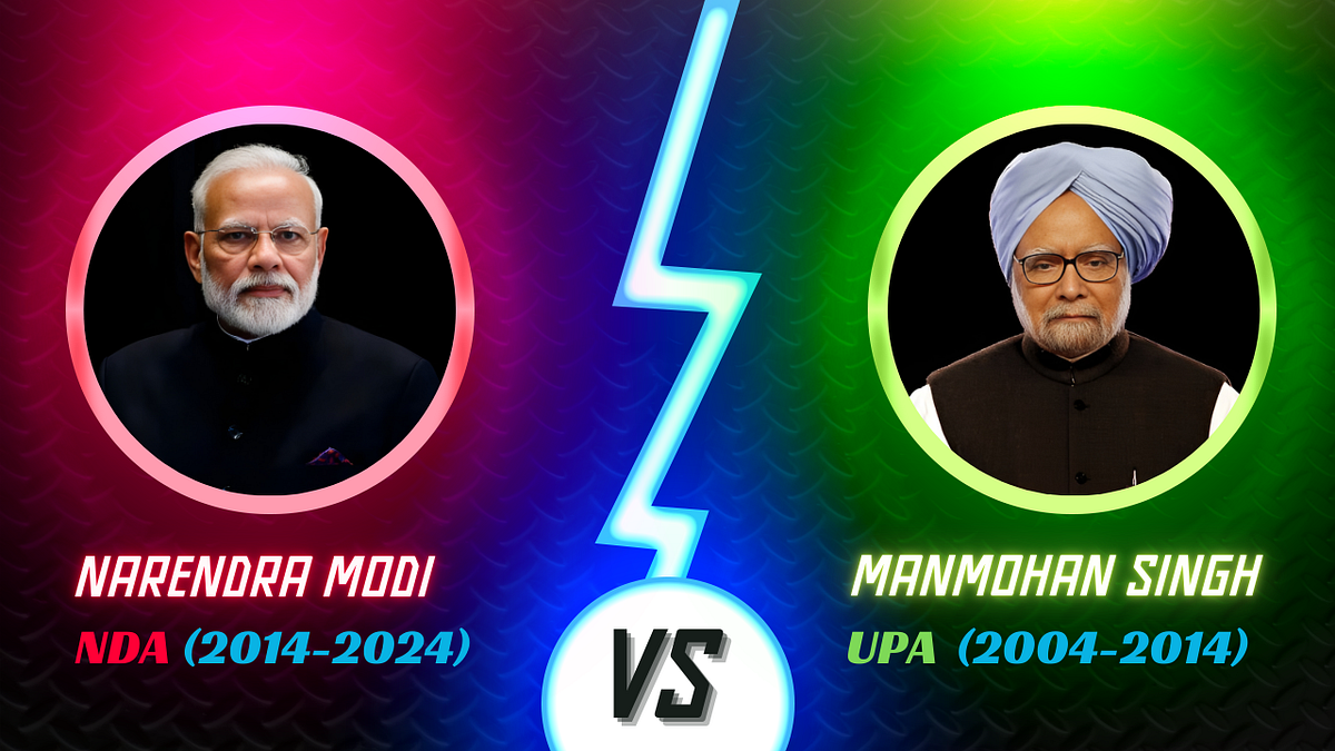 NDA(2014–24) vs UPA(2004–14). Former Finance Minister as well as… | by ...