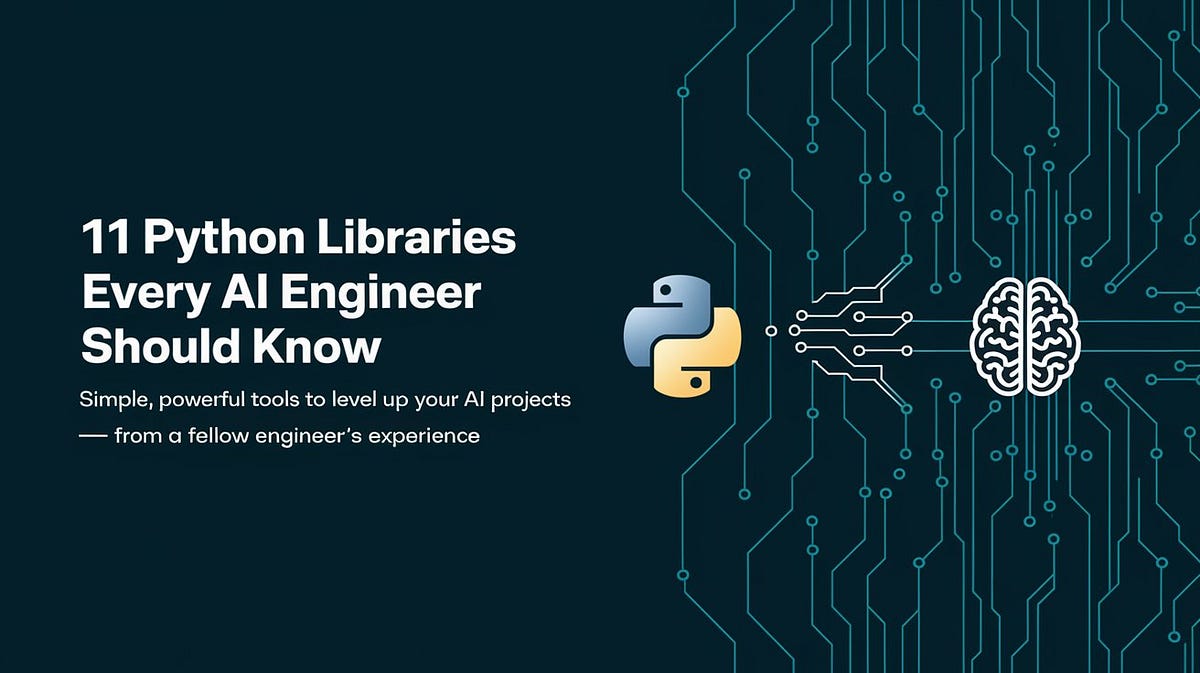 11 Python Libraries Every AI Engineer Should Know | Python in Plain English