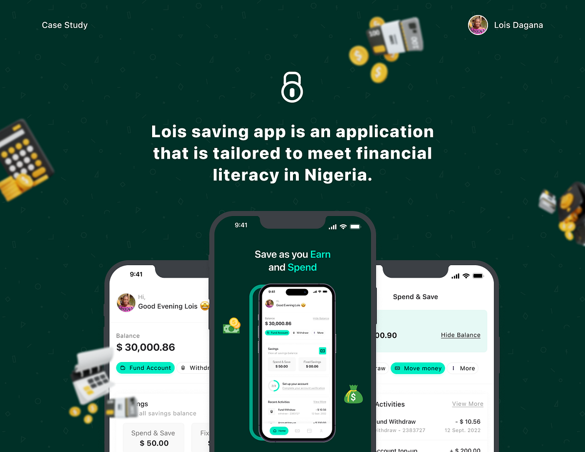 Case study:A saving app solving financial literacy | by Dagana Lois ...