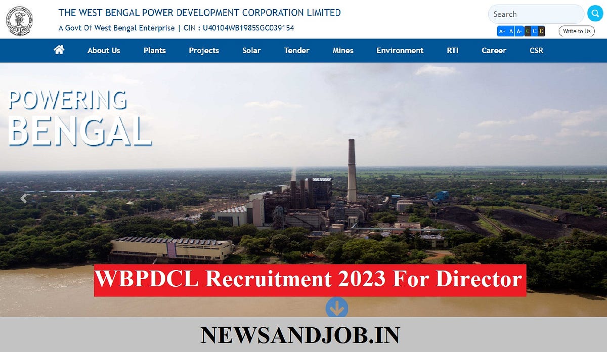 WBPDCL Recruitment 2023 For Director - Tito Chowdhury - Medium