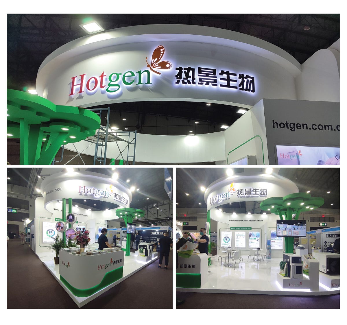 3D Backlit Logo for exhibition booth - Three C Design - Medium