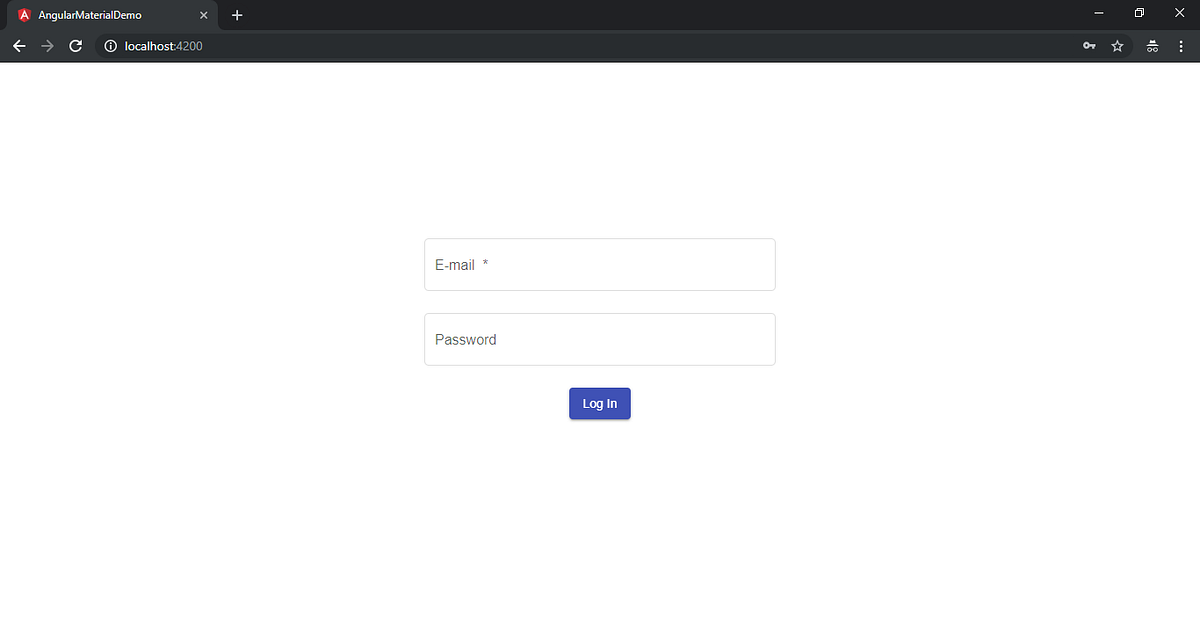 Create a Reactive Form Using Angular Material | by Vivek Singh | Medium