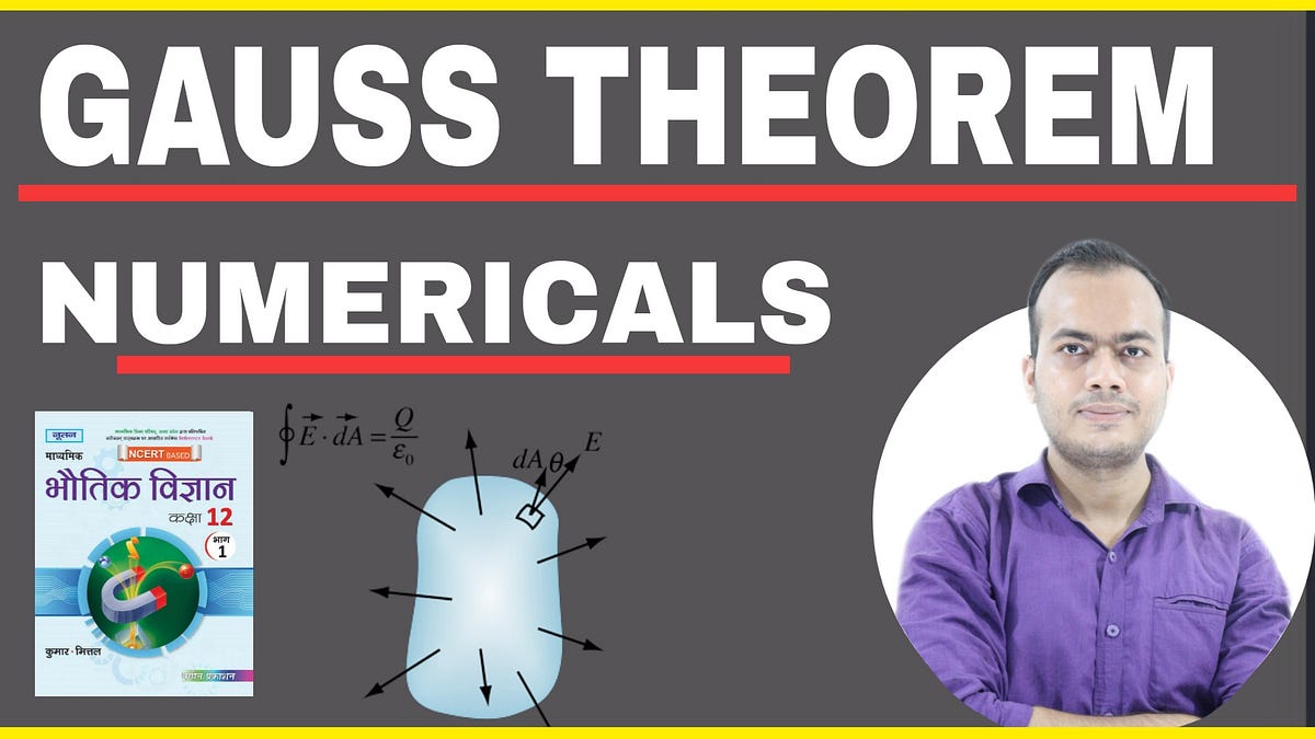 Gauss theorem shows relation between electric flux and enclosed charge of a closed surface. | by ...