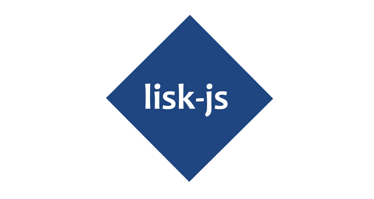 Lisk-JS 0.3 — A grand overhaul. A Library for Lisk Developers. API… | by Tobias Schwarz | Lisk ...