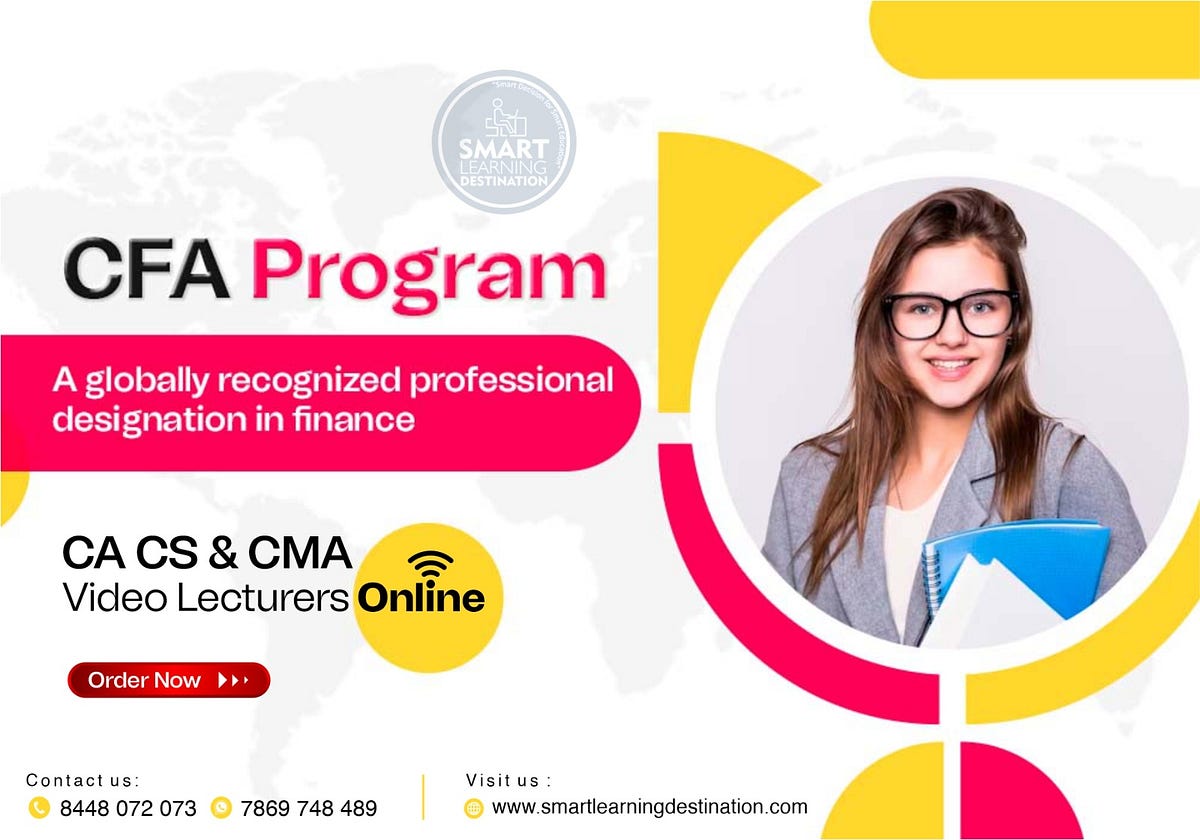 CFA Program: A globally recognized professional designation in finance ...