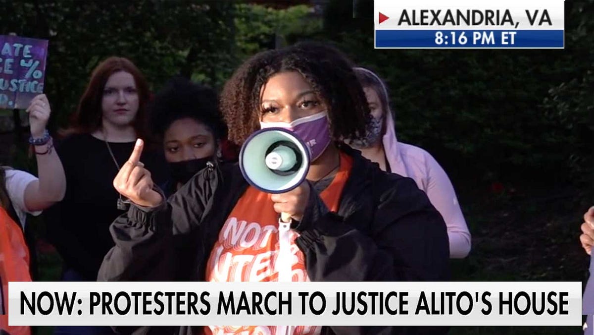 Protesters march to Justice Alito’s house? - Memes of Note - Medium