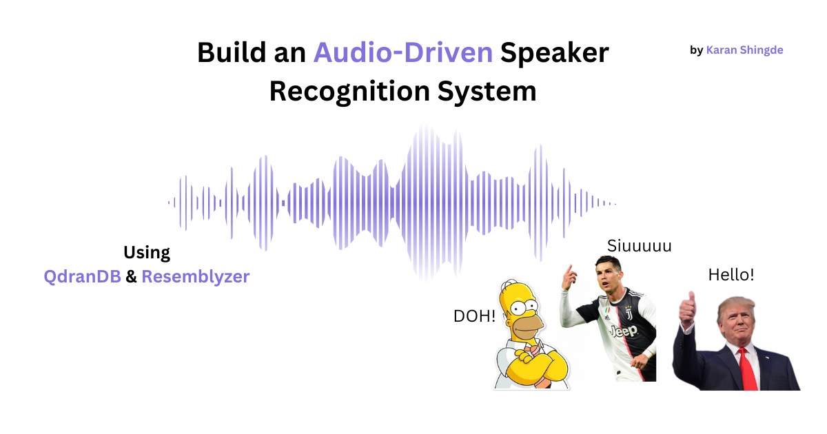 Build an Audio-Driven Speaker Recognition System Using Open-Source Technologies — Resemblyzer ...