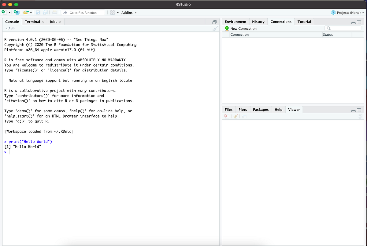 Getting Started with R and RStudio | by Banana Chip Tech | Medium