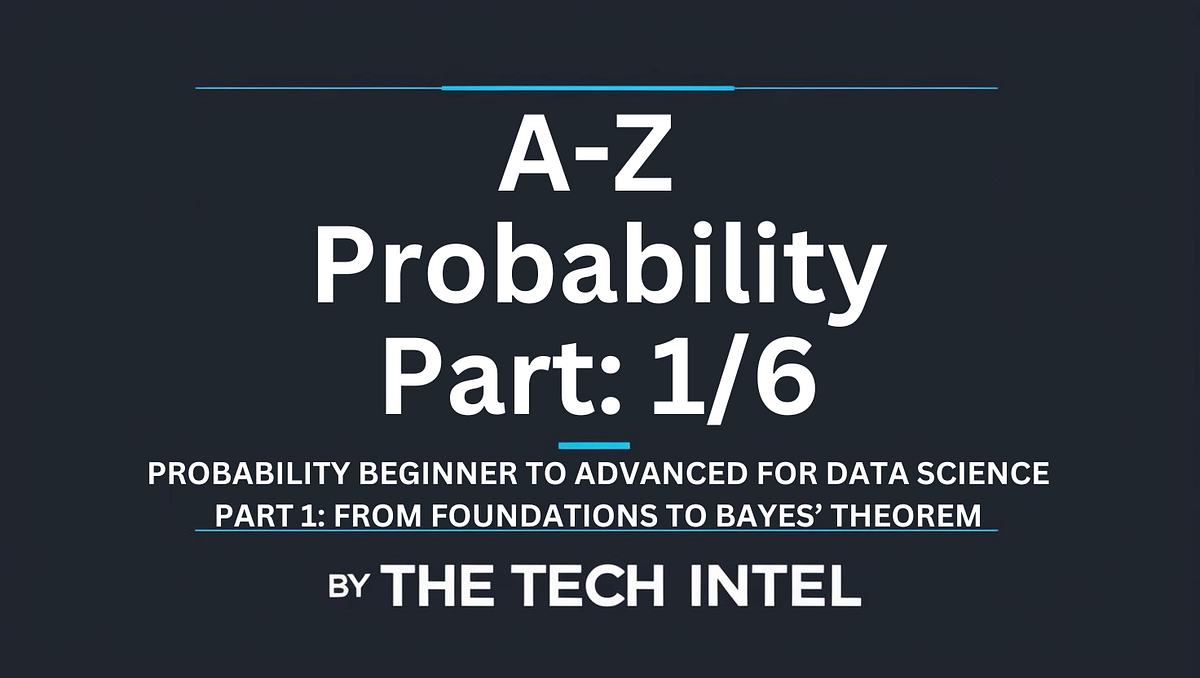 Probability Beginner to Advanced for Data Science Part 1: From ...