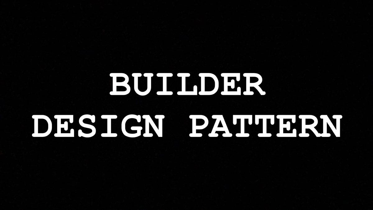 Builder Design Pattern Nedir ?. Design Patterns eğitim serisindeki ilk ...