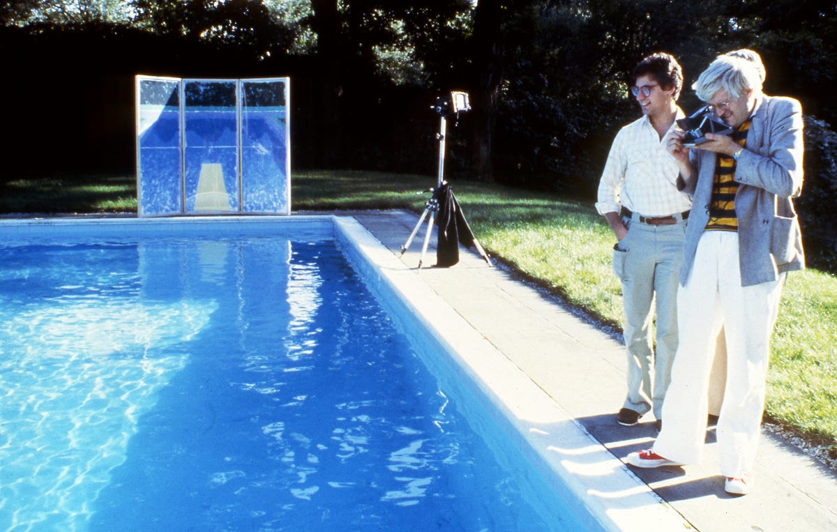 David Hockney Man In Pool