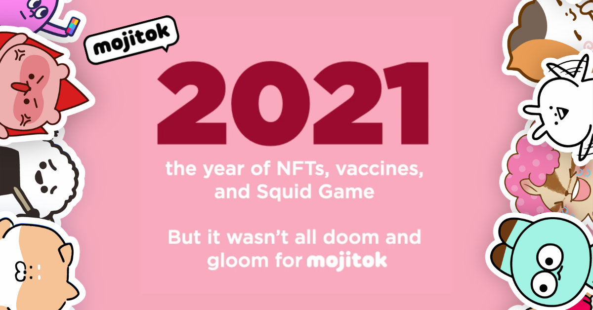 Top Stickers of 2021. mojitok’s past year, “wrapped” for you | mojitok