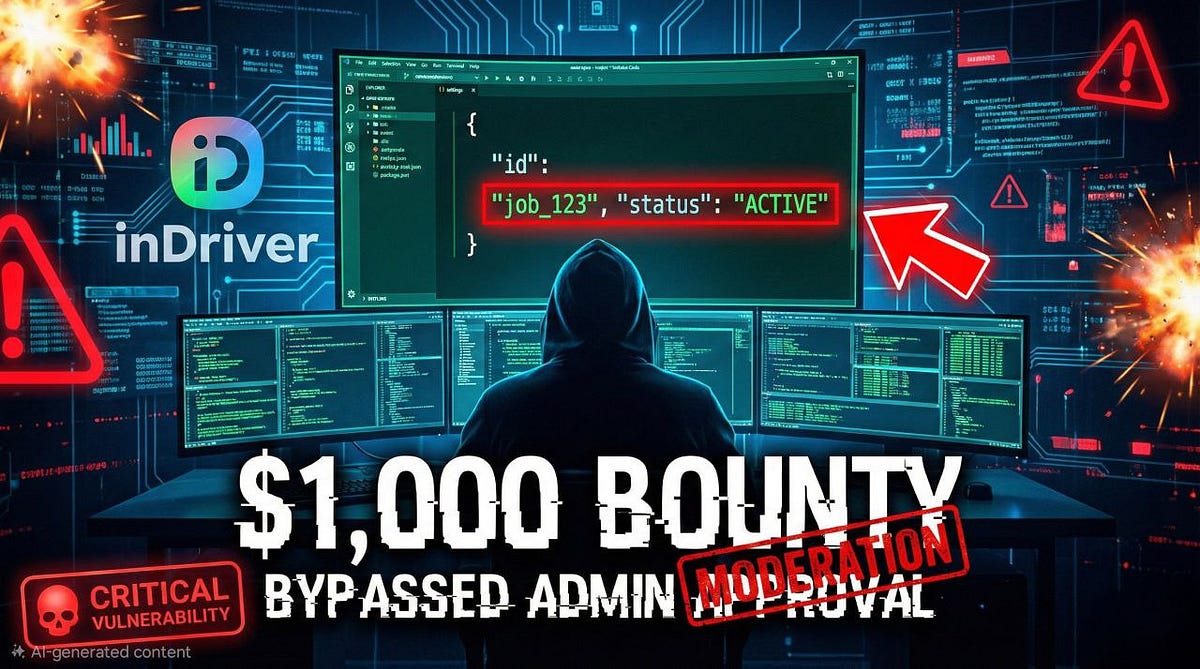$1,000 Bounty: How Bypass Admin Approval in an inDriver | by Monika sharma | T3CH | Dec, 2025 ...