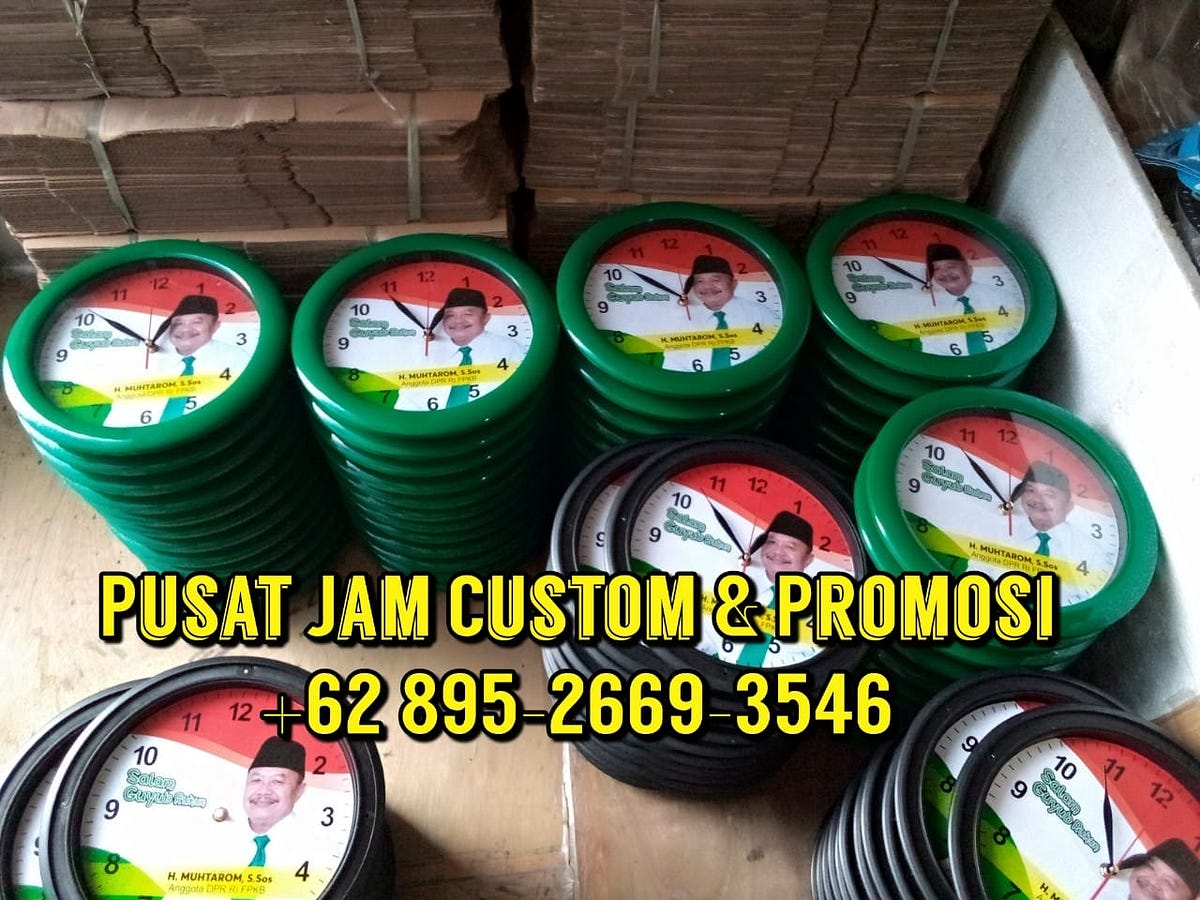 +62 895–2669–3546 | Jual Jam Dinding Custom | by Produsen Jam Promosi ...